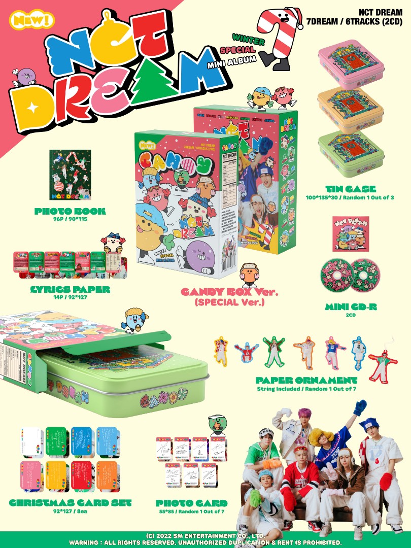 NCT DREAM CANDY SPECIAL VER, Hobbies & Toys, Memorabilia & Collectibles ...