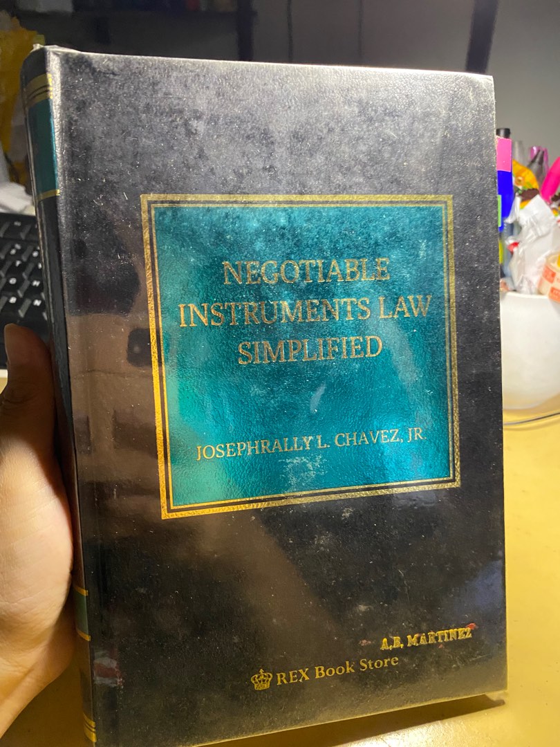 Negotiable Instruments Law, Hobbies & Toys, Books & Magazines ...