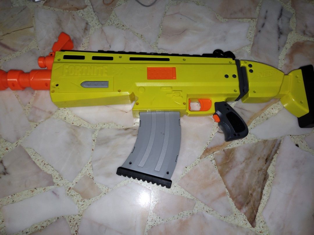 Nerf Gun Fortnite AR-L Motorized, Hobbies & Toys, Toys & Games on Carousell