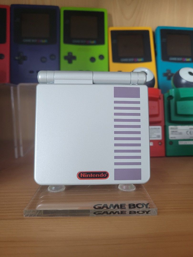 NES Edition Gameboy Advance SP IPS Modded Nintendo Game Boy GBA, Video ...
