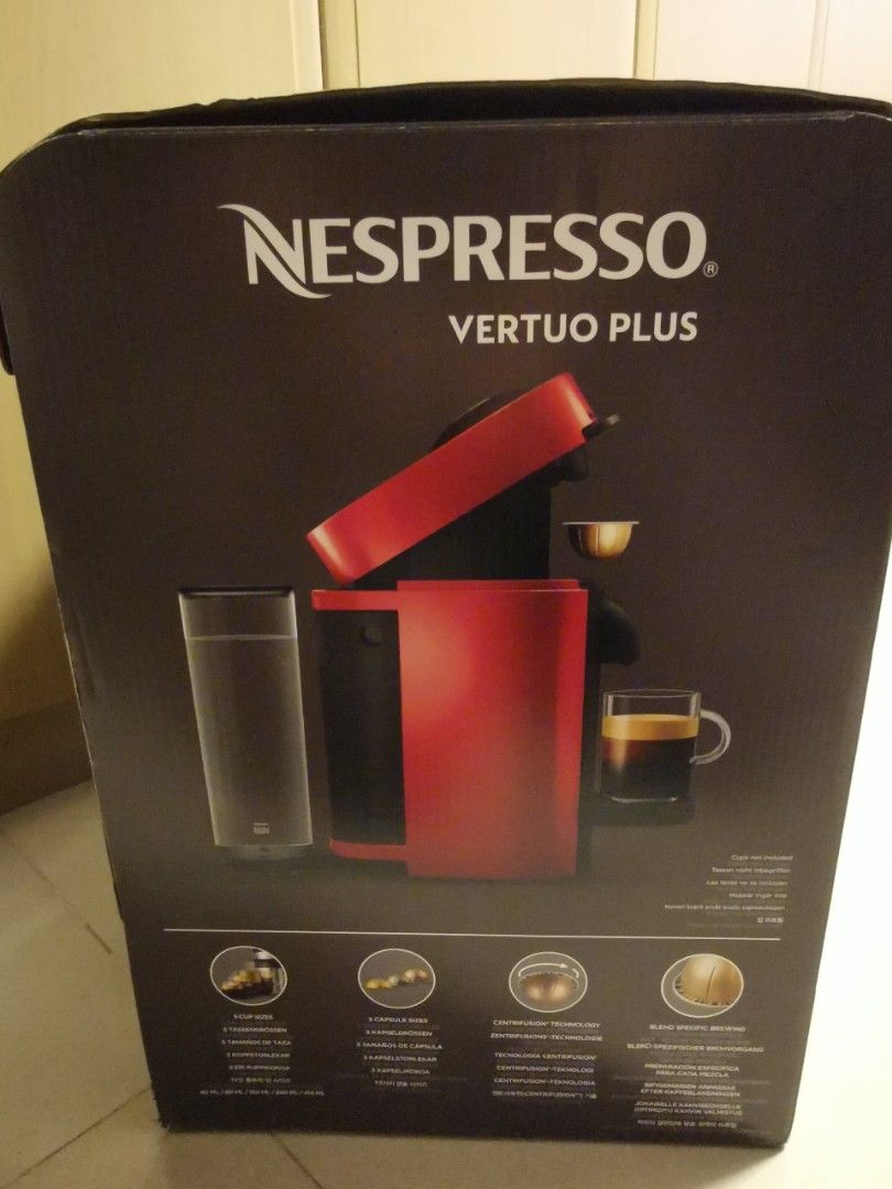 Nespresso Vertuo Plus, TV & Home Appliances, Kitchen Appliances, Coffee ...