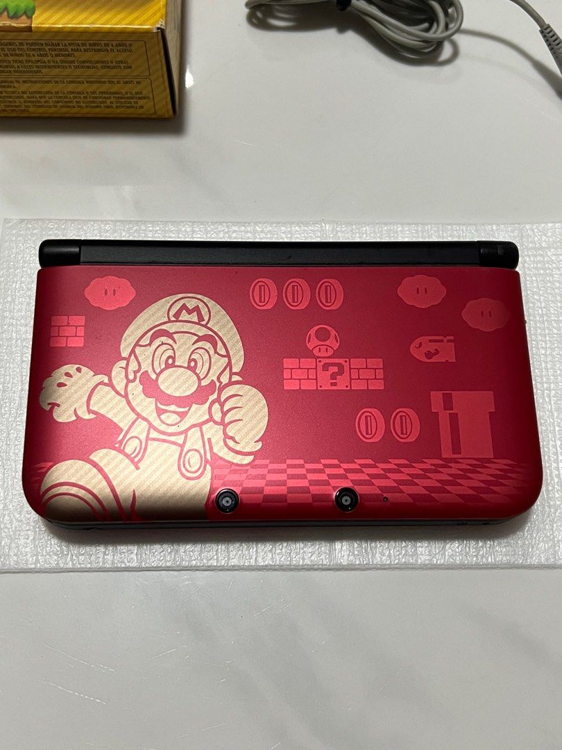 RESERVED Nintendo 3DS XL (Super Mario Bros.2 Gold Edition) w Box, Video ...