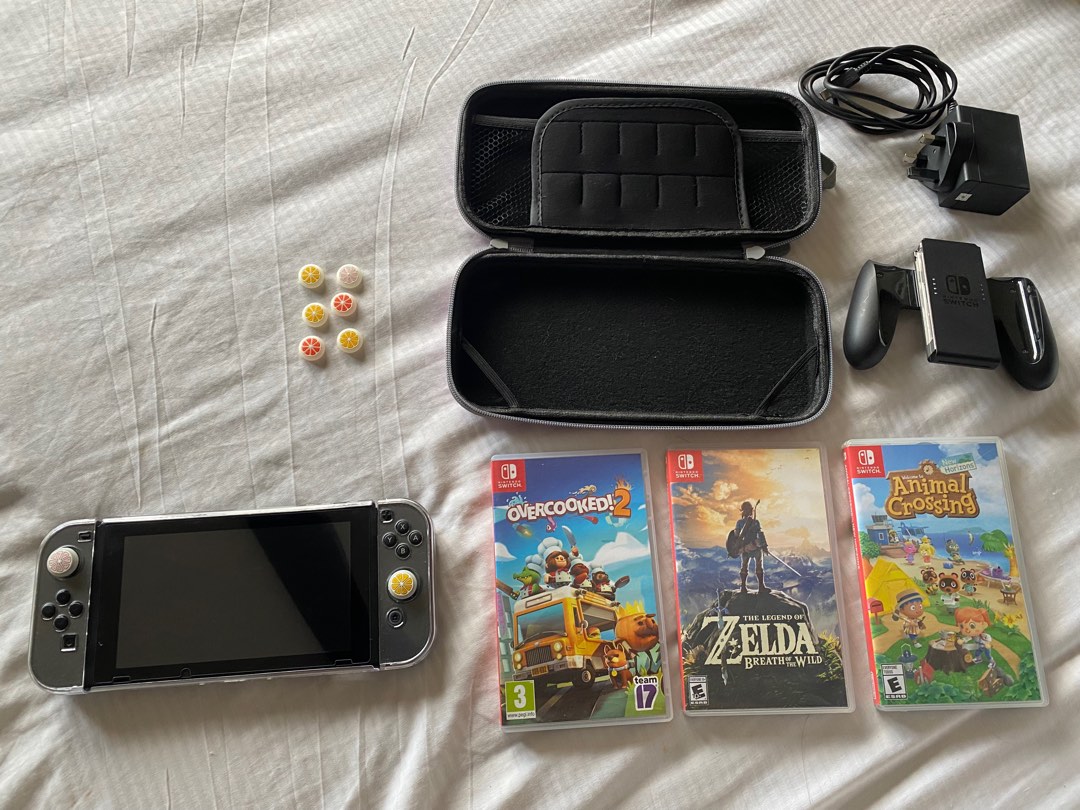 NINTENDO SWITCH V2 BLACK, Video Gaming, Video Game Consoles, Nintendo ...