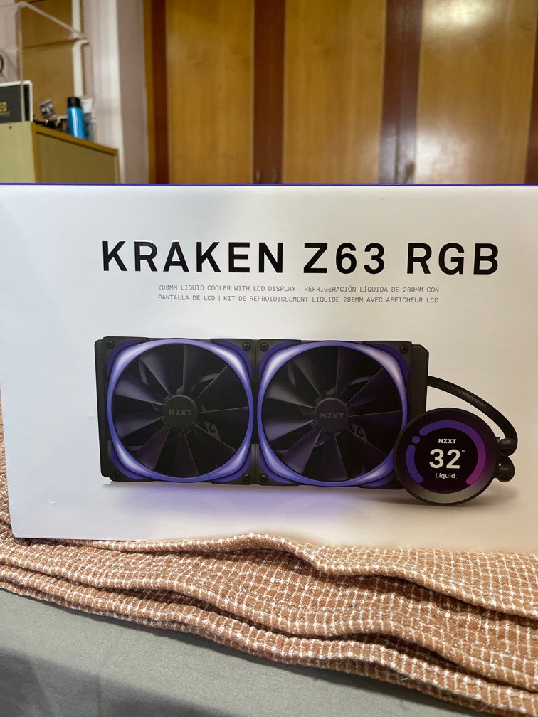 NZXT Kraken Z63 (White), Computers & Tech, Parts & Accessories ...