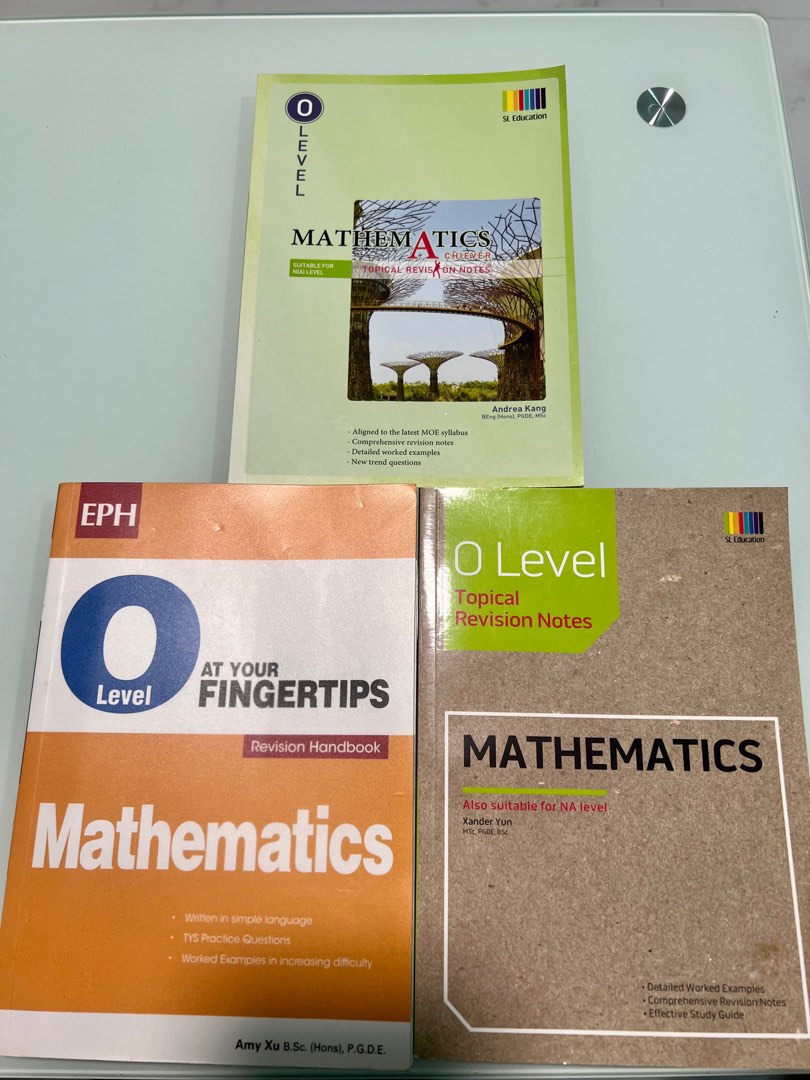 O Level Mathematics Topical Revision Notes, Hobbies & Toys, Books ...