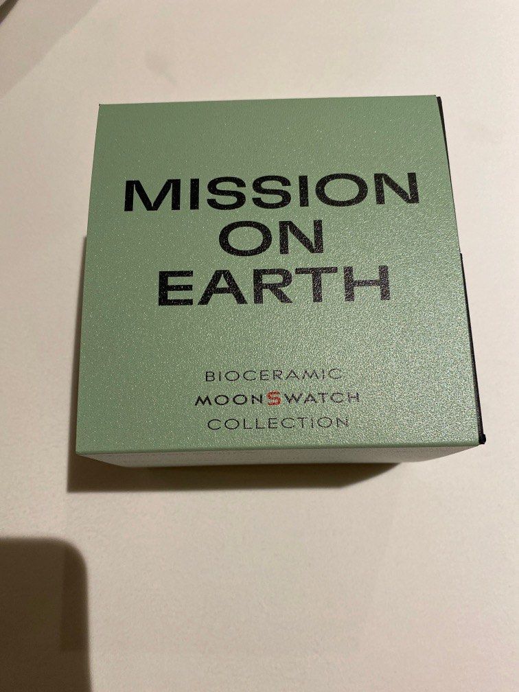 Omega swatch moonwatch Saturn, Luxury, Watches on Carousell
