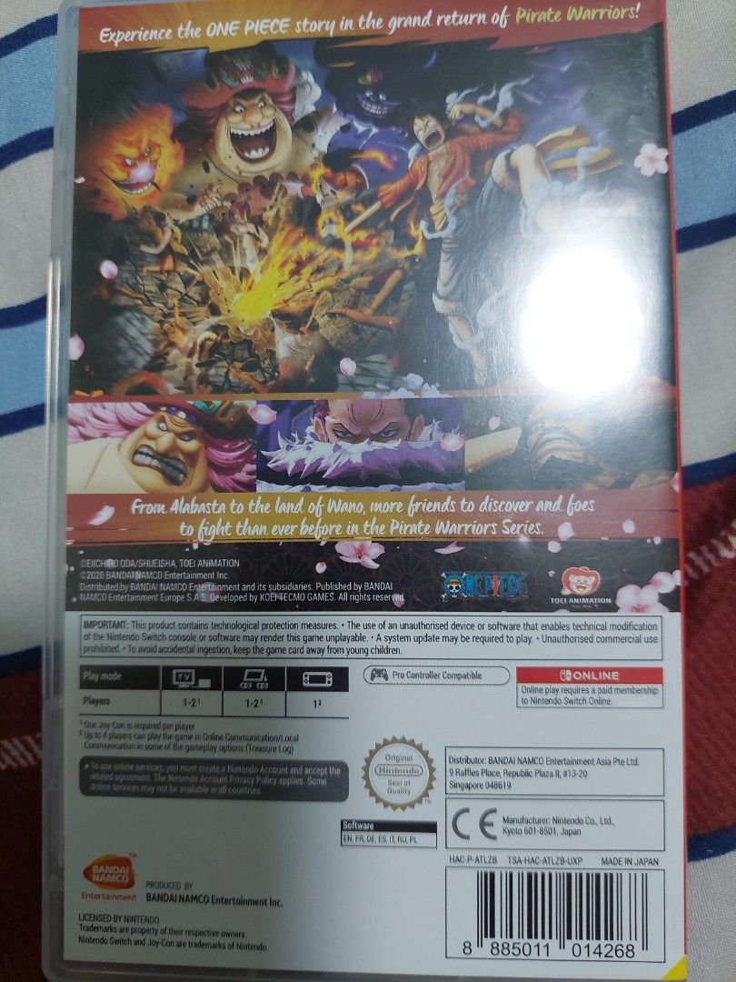One piece pirate warrior 4 Nintendo switch lite v2 oled, Video Gaming ...