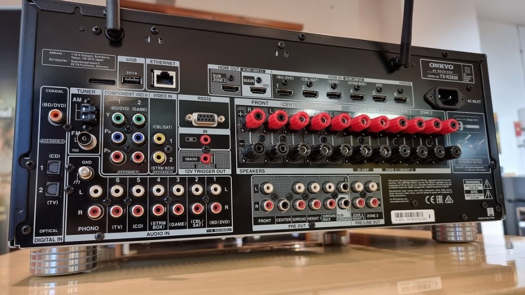 Onkyo TX-RZ830 Dolby Atmos 9.2ch receiver, Audio, Soundbars, Speakers ...