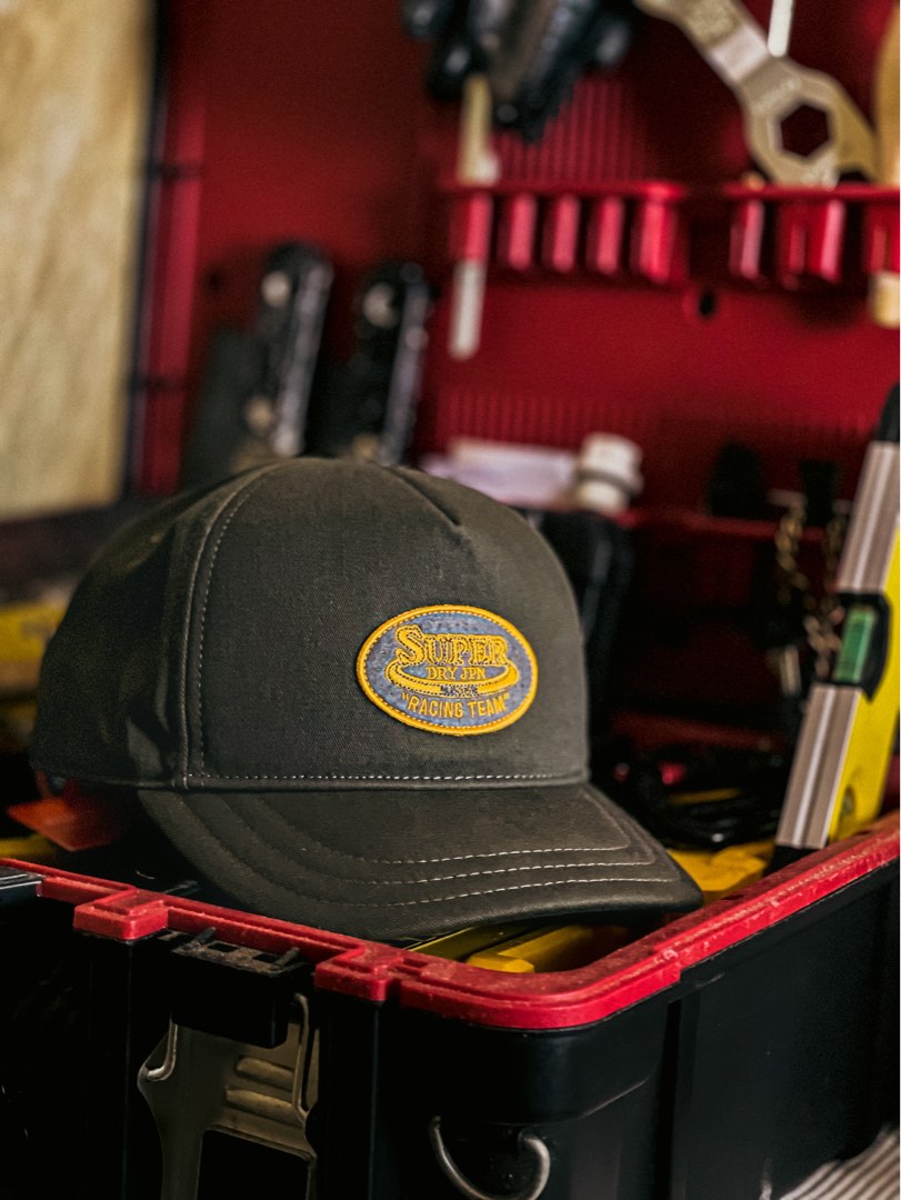 Original Superdry Vintage Classic Graphic Racing Team Cap - Vintage ...