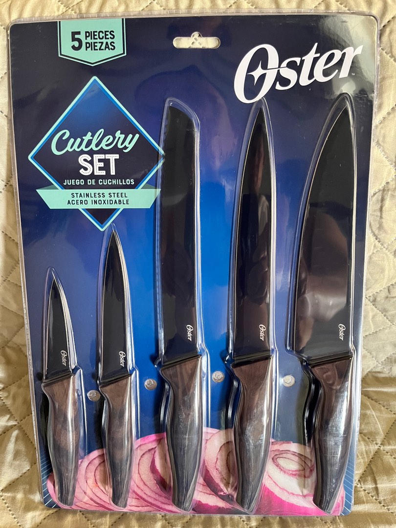 Oster Stainless Steel Cutlery Set 5pcs, Furniture & Home Living ...