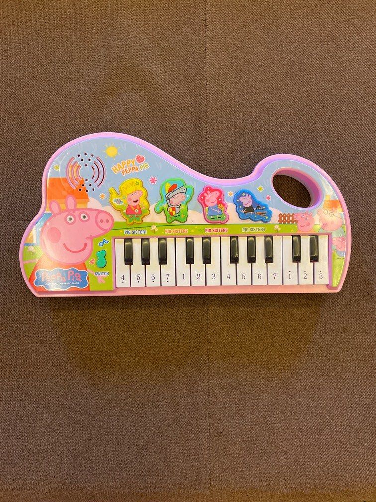 Peppa Pig piano, Hobbies & Toys, Toys & Games on Carousell