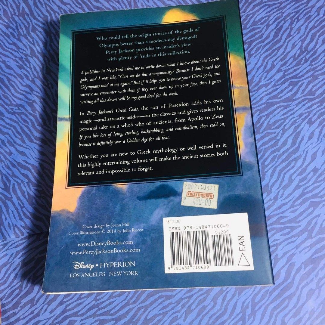 Percy Jackson's Greek Gods by Rick Riordan, Hobbies & Toys, Books ...