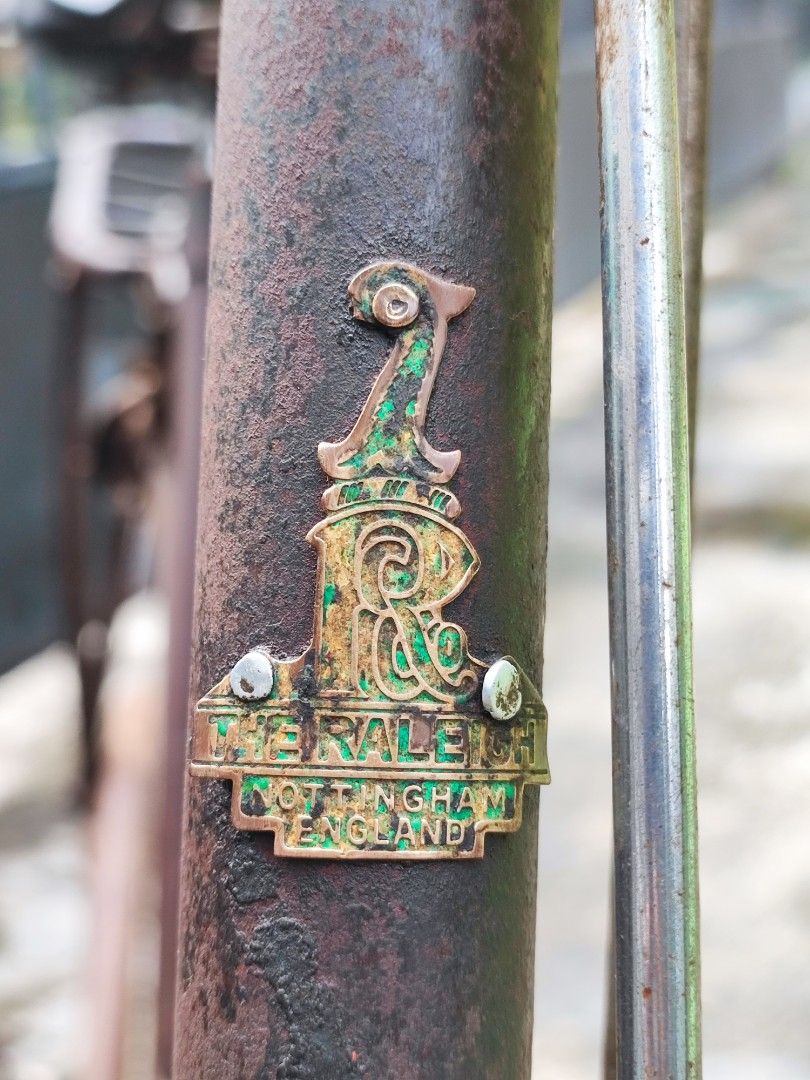 Pit Onthel The Raleigh Antik Kode Tembus, Olah Raga, Sepeda di Carousell