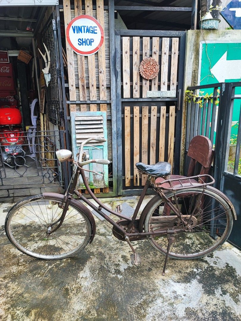 Pit Onthel The Raleigh Antik Kode Tembus, Olah Raga, Sepeda di Carousell