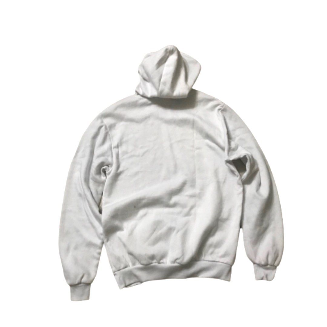 PLAIN WHITE HOODIE JACKET, Men's Fashion, Coats, Jackets and Outerwear ...