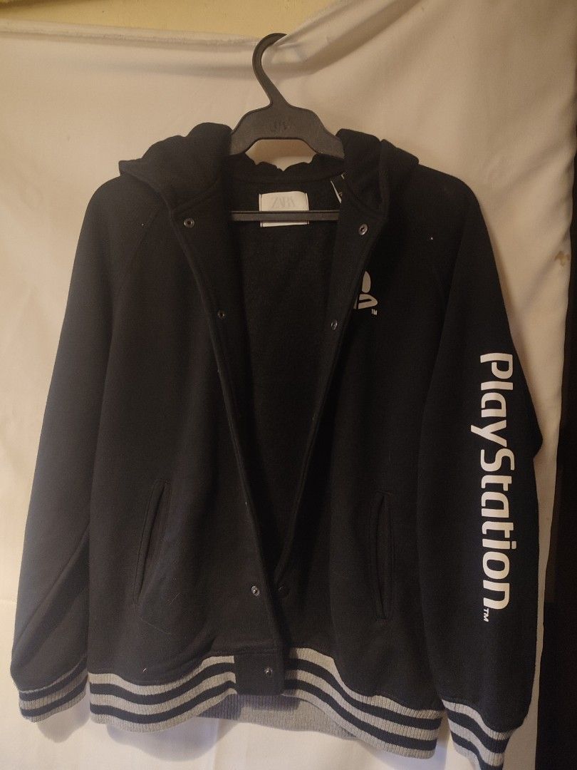 Playstation/Zara collaboration limited edition Varsity-Hoodie, Men's ...