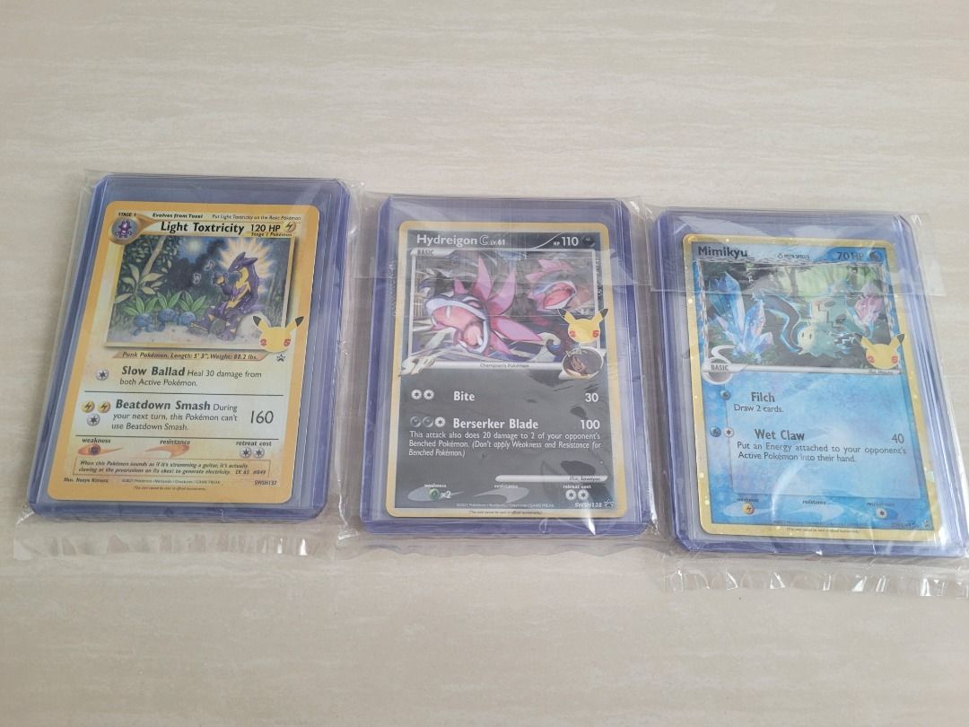 Pokemon Celebrations Promo Card Set with Coin, Hobbies & Toys, Toys ...