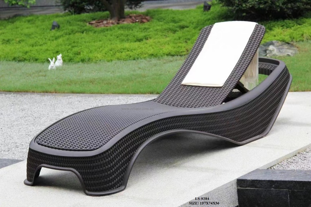 poly classic swimming pool sun lounger, Furniture & Home Living ...