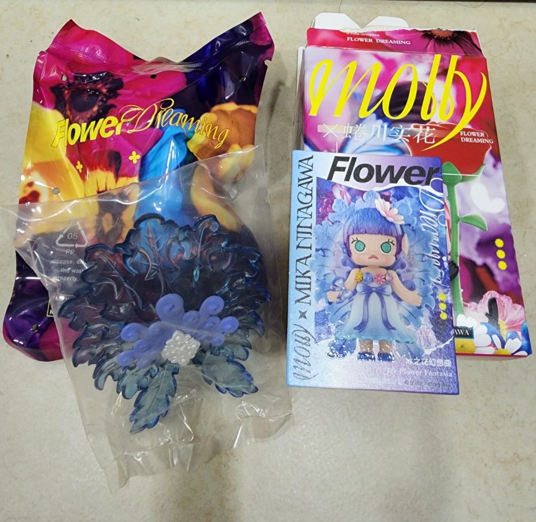 Popmart Pop Mart Molly Flower Dreaming Ice Flower Fantasia, Hobbies ...