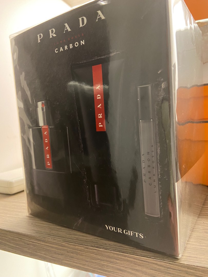 Prada Carbon Luna Rossa Gift Set 100ml, Beauty & Personal Care ...