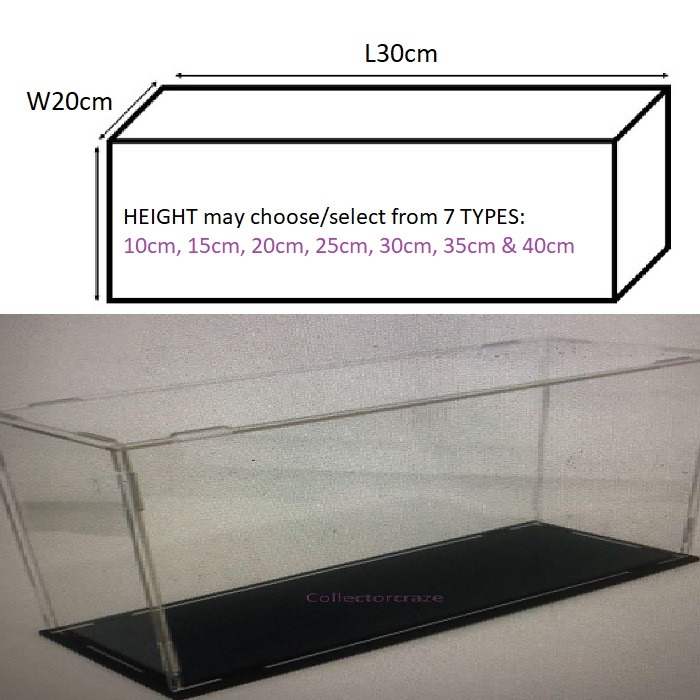 PRE-ORDER Assembly-type of Display Case or Display Acrylic/Plastic Box ...