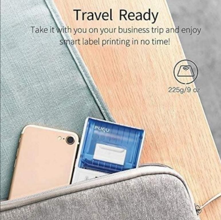 (Printer and charger only) PUQU Label Maker | Portable Bluetooth ...