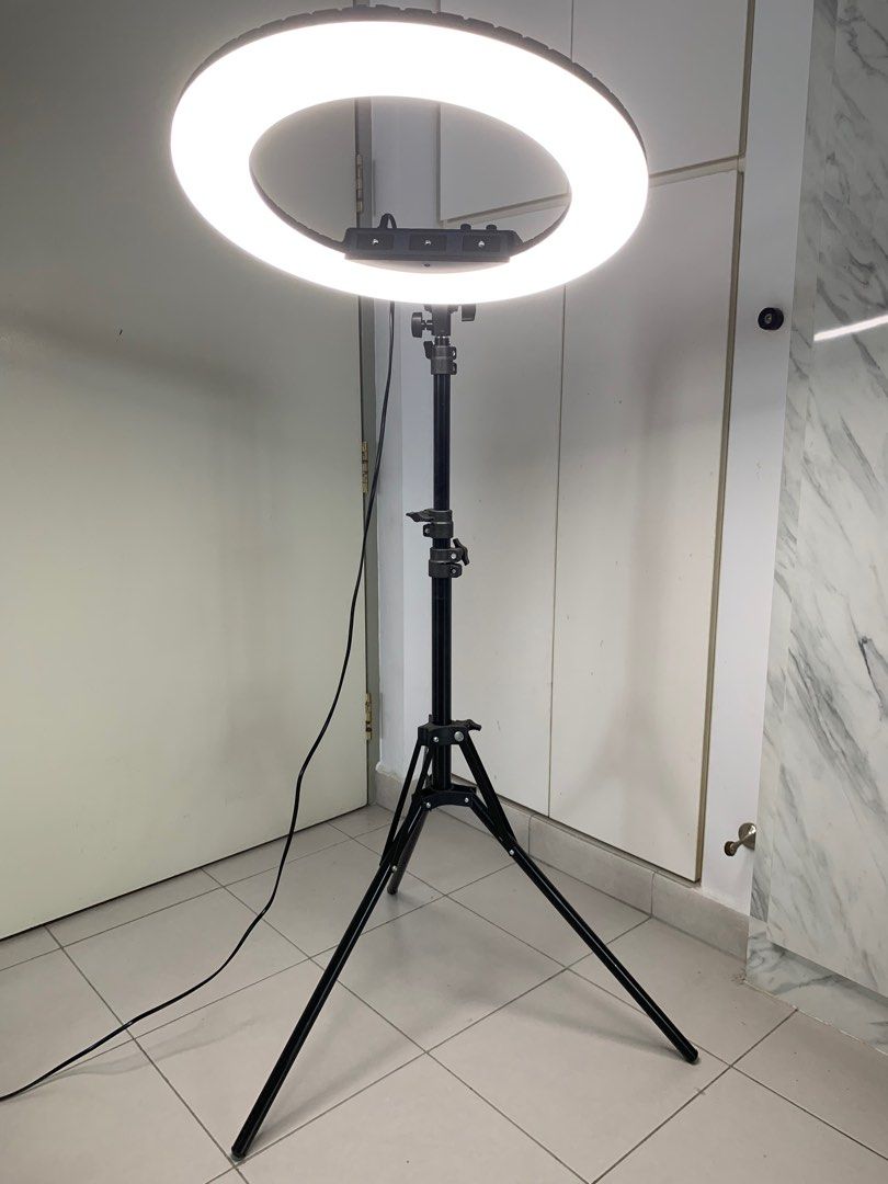 Professional LED beauty ring light, Furniture & Home Living, Lighting ...