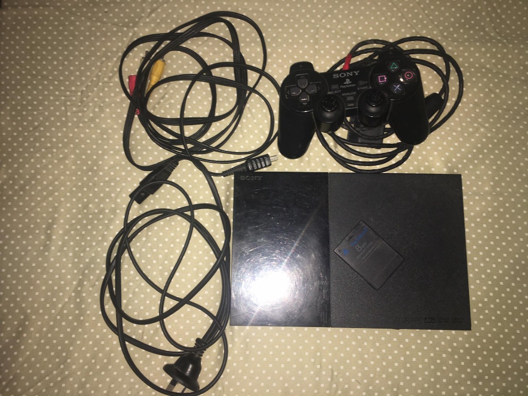 PS2 Slim with 12 original game, Video Gaming, Video Game Consoles ...