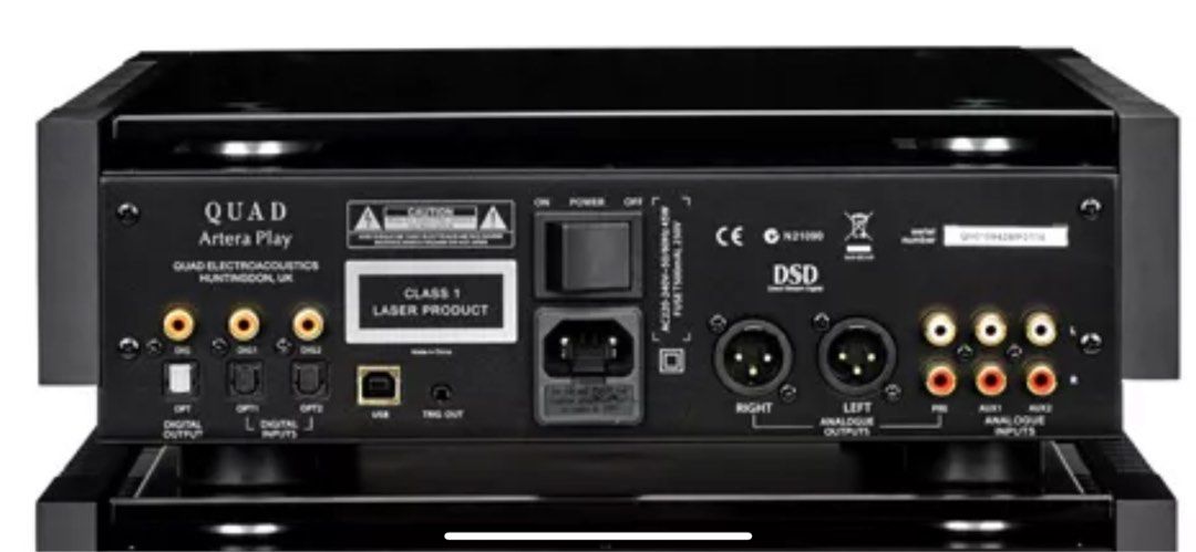 Quad artera play ( Dac CD + Pre amplifier), 音響器材, Soundbar、揚聲器、藍牙喇叭、耳擴 ...