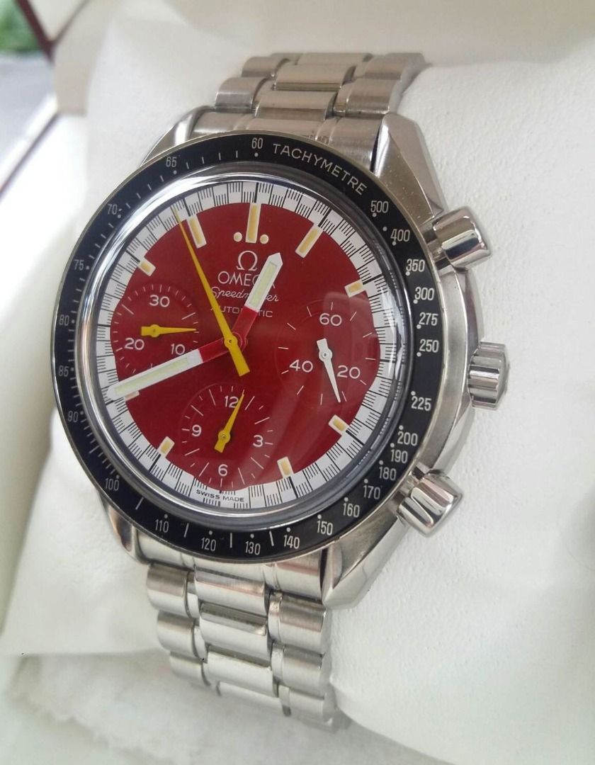 Rare 1995 (1st Gen) Omega Speedmaster Reduced Michael Schumacher ...
