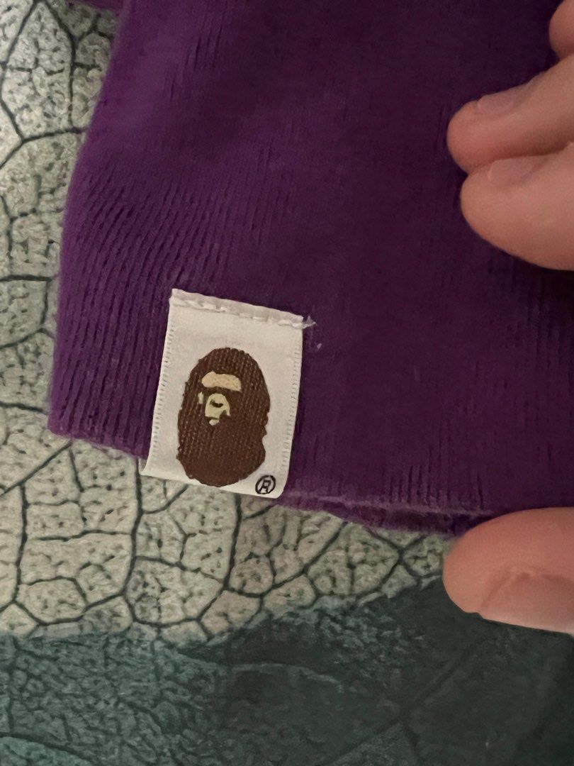 *RARE* Bape Purple camo sweater, Men's Fashion, Tops & Sets, Tshirts ...
