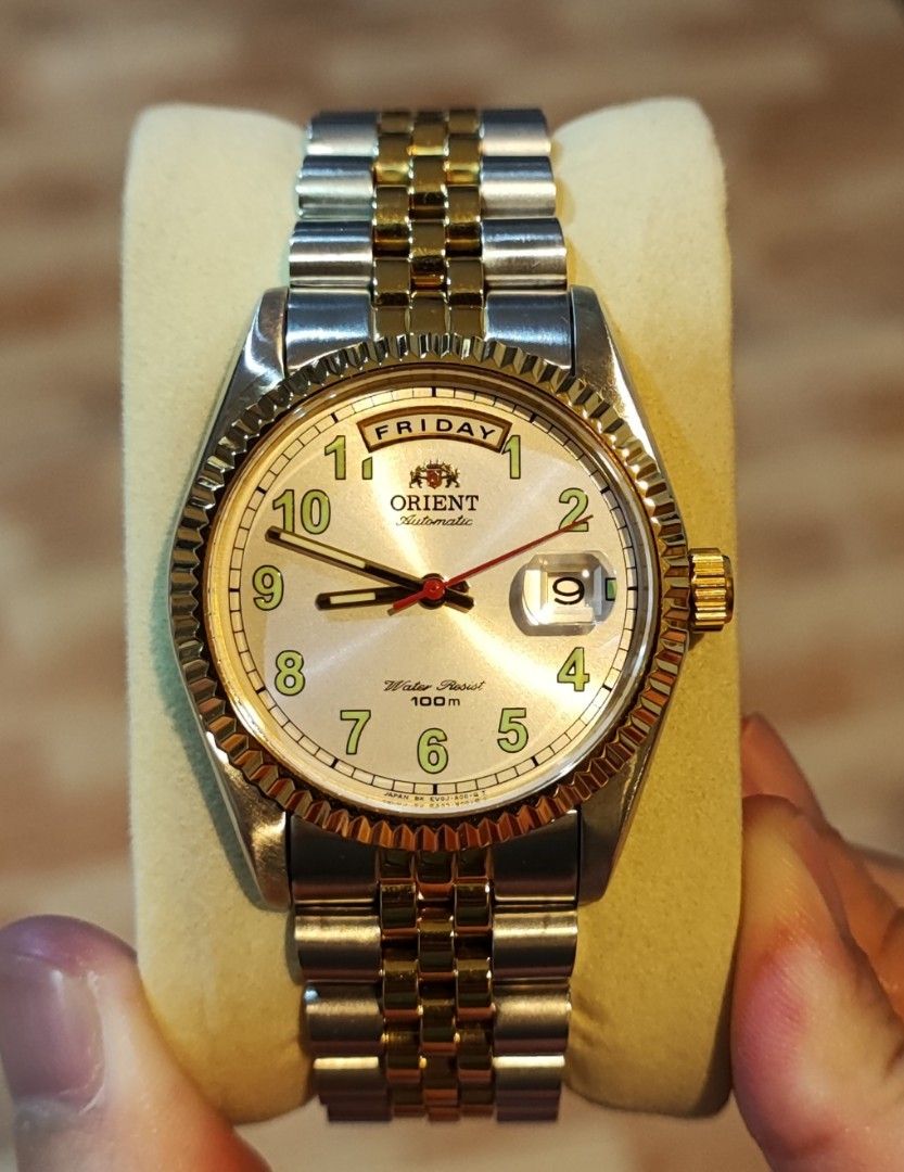 RARE NEW Orient "President" Oyster Day-Date, Men's Fashion, Watches ...