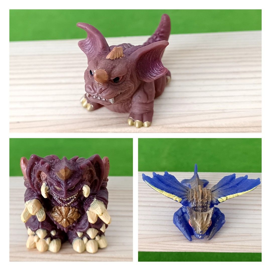 Rare Godzilla Kaiju set finger puppet selling in set total 13pcs ...