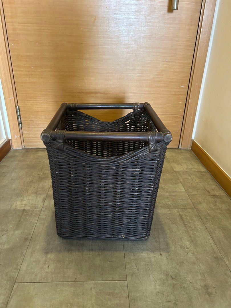 Rattan laundry basket from barang barang, Furniture & Home Living, Home ...