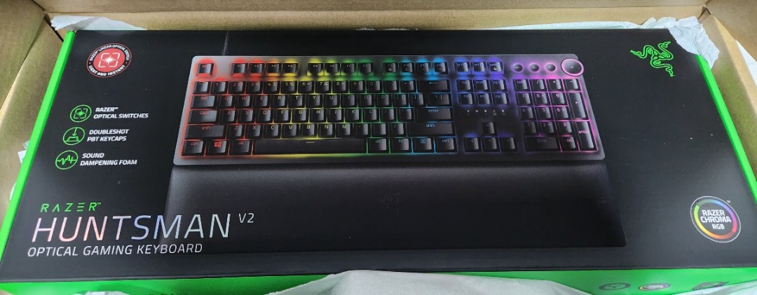 Razer Huntsman V2 - Optical Gaming Keyboard, Computers & Tech, Parts ...