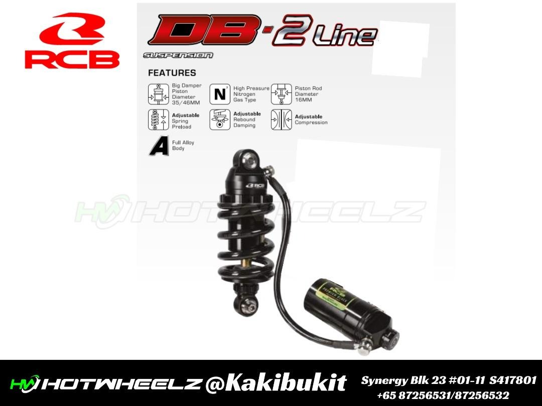 RCB DB-2 LINE SUSPENSION-R15 V3/FZ150i, Motorcycles, Motorcycle ...