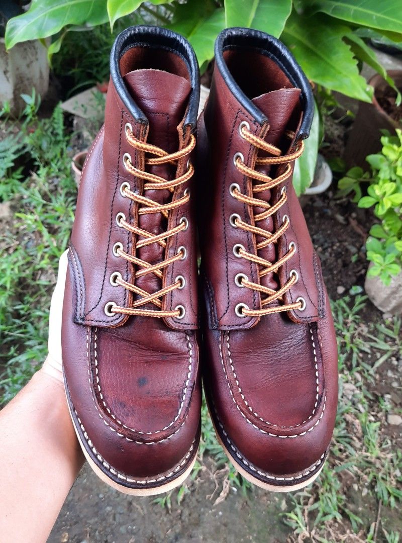 Red Wing 8138 Briar Oil Slick Leather Moc Toe Redwing, Men's Fashion ...