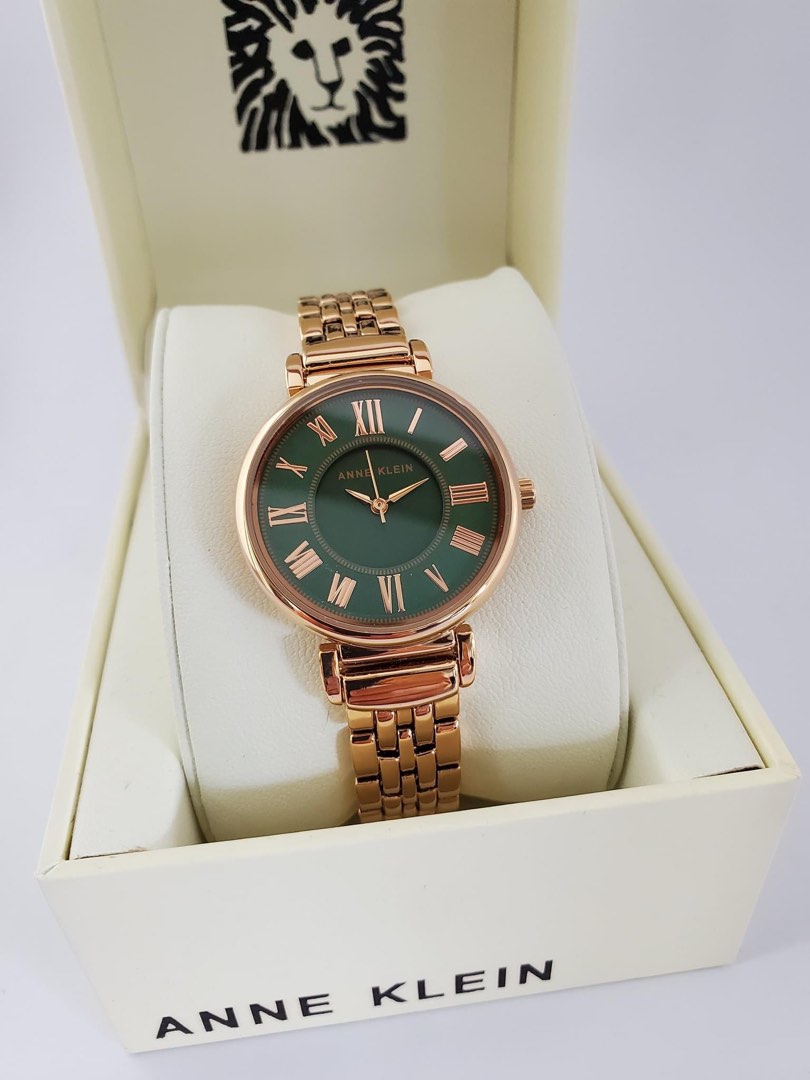 Sale Anne Klein Watch Green Dial, Women's Fashion, Watches ...