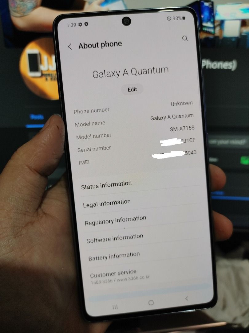 Samsung Galaxy A Quantum 8GB RAM/128GB ROM Single Sim Openline, Mobile Phones & Gadgets, Mobile ...