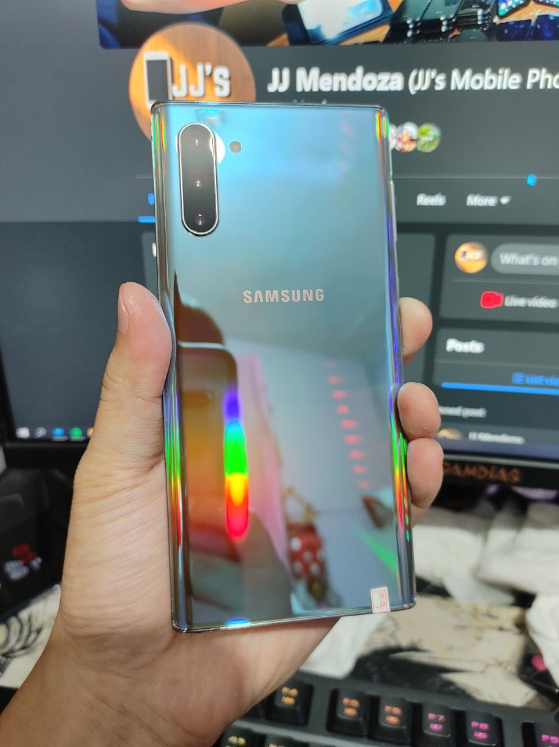Samsung Galaxy Note 10 5g Aura Glow 12 256gb Rom Single Sim Mobile