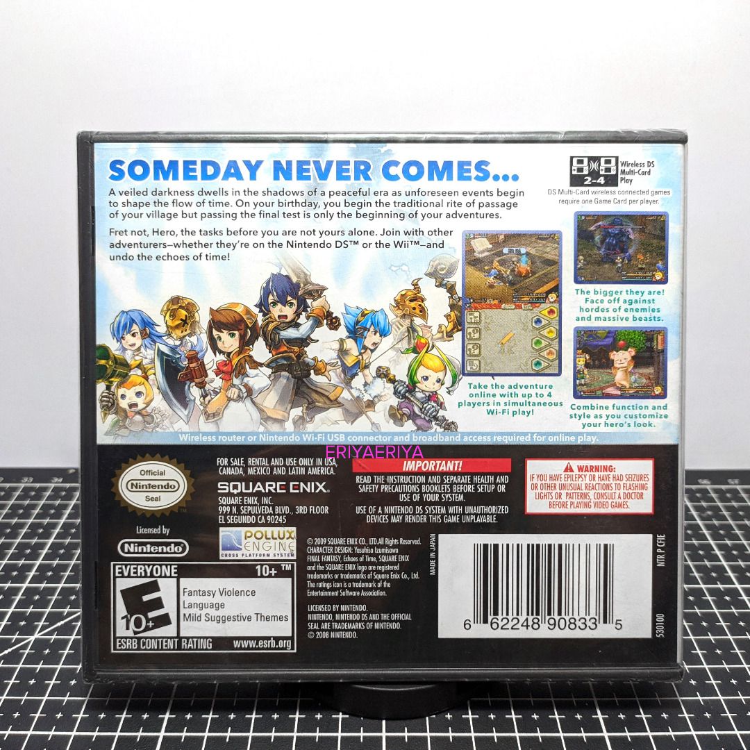 Sealed Final Fantasy Crystal Chronicles: Echoes of Time - Nintendo DS ...