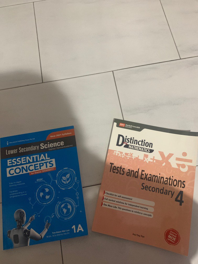 SEC 4 MATH ASSESSMENT BOOK AND SEC 1 SCIENCE ASSESSMENT BOOK, Hobbies ...