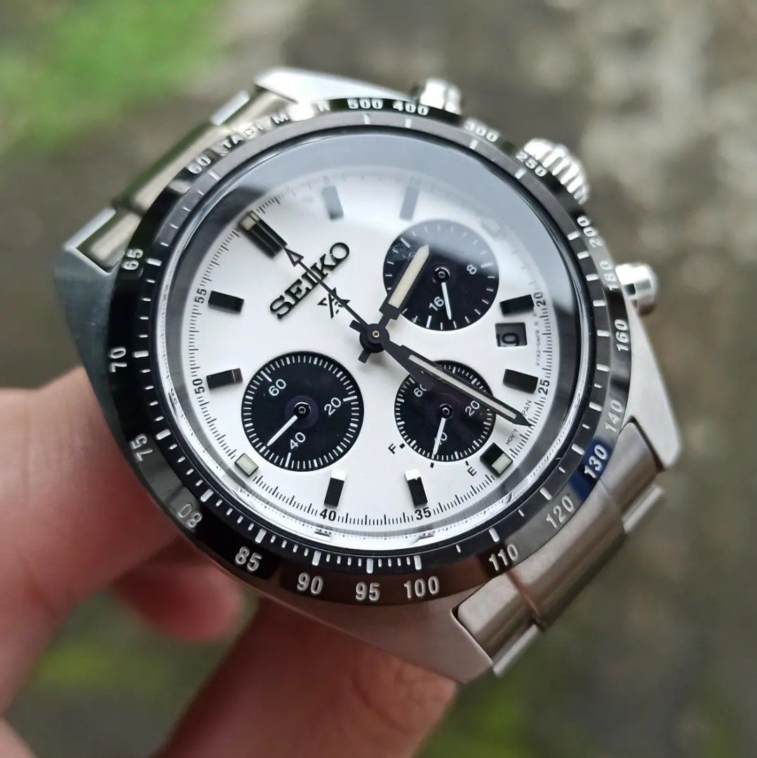 Seiko Prospex - Solar Panda SSC813P1 - Speedtimer Chronograph, Luxury ...