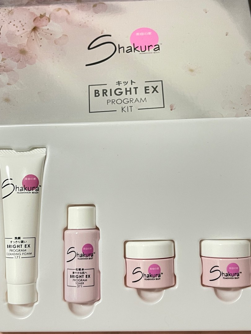 Shakura Bright Ex Program Kit, Beauty & Personal Care, Face, Face Care ...