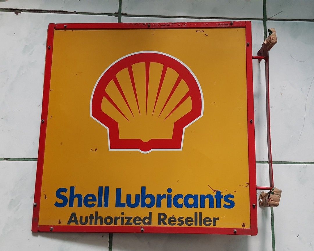 Shell Metal Signages, Hobbies & Toys, Memorabilia & Collectibles ...