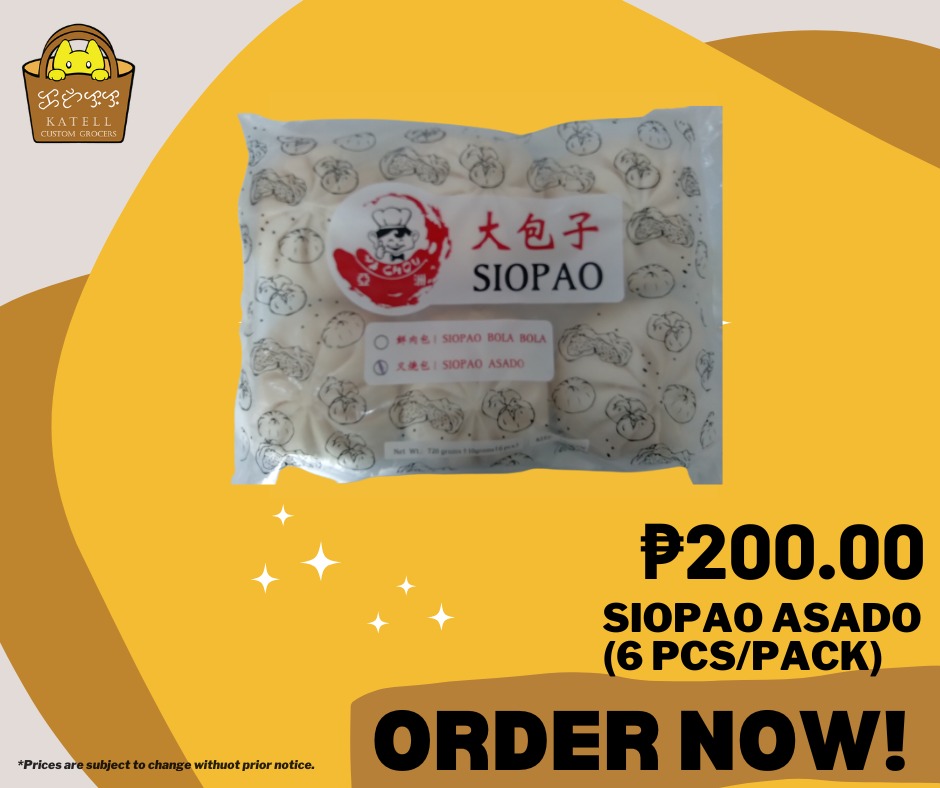 Siopao Asado 6pcs, Food & Drinks, Chilled & Frozen Food on Carousell