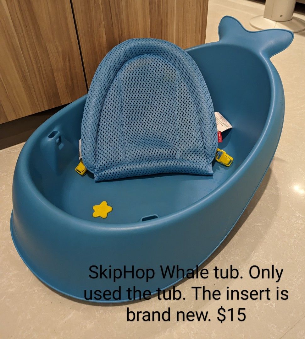 Skip hop whale tub, Babies & Kids, Bathing & Changing, Bathtub & Bath ...