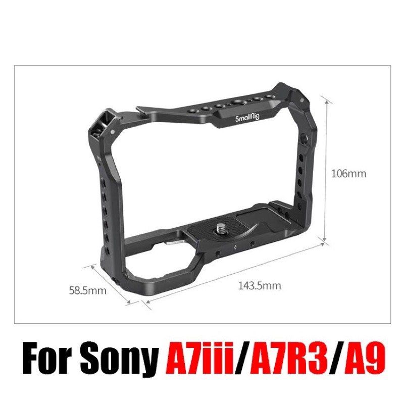 Smallrig Cage for A73, A9, A7r3 (2918) & Top Handle (HTN2439B ...
