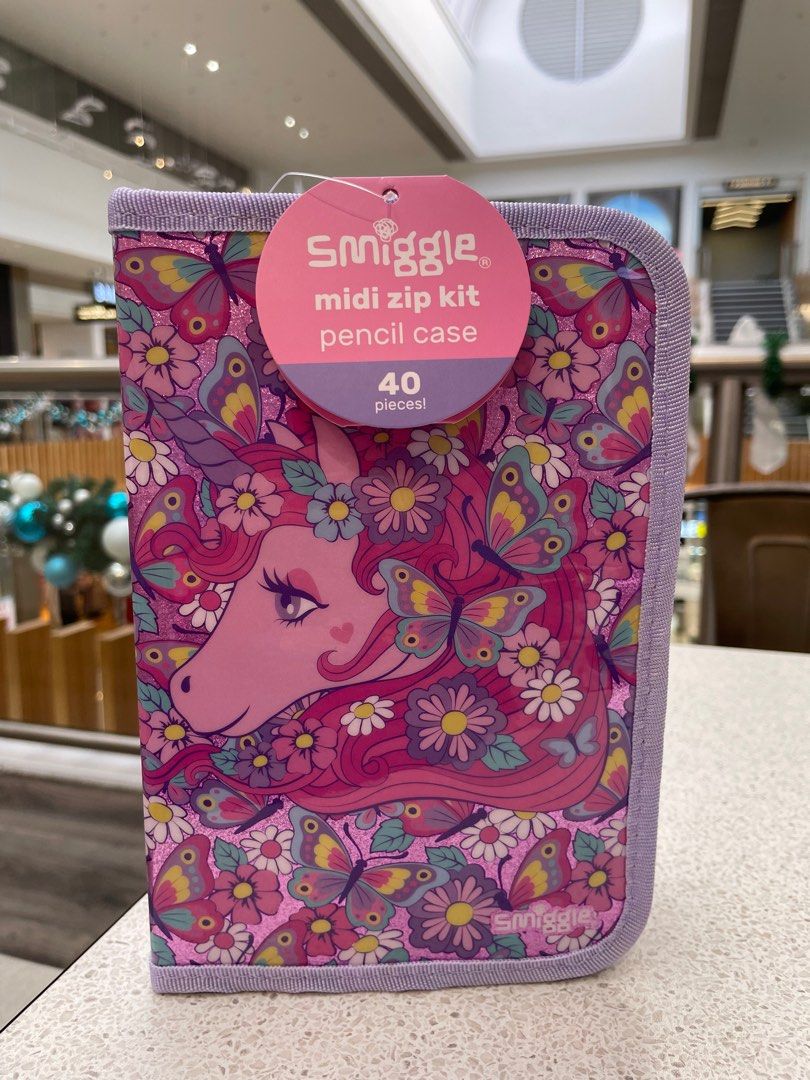 Smiggle Midi Zip Kit Pencil Case, Hobbies & Toys, Stationary & Craft ...