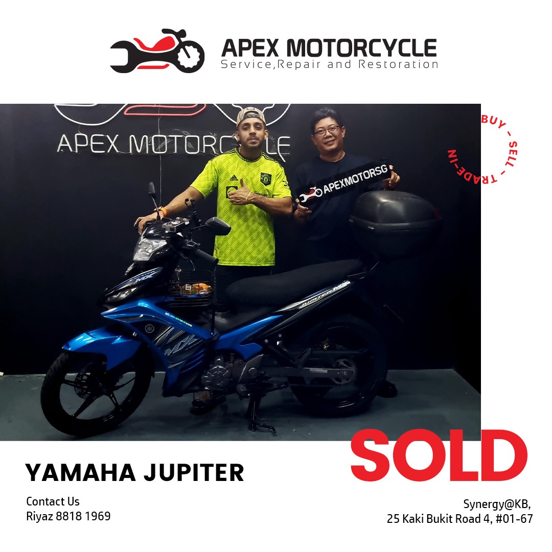 SOLD! Yamaha Jupiter, Motorcycles, Motorcycle Accessories on Carousell